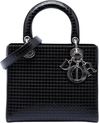 Dior Pre-owned Lady Dior - Femme - Pre-owned - Noir - Taille: ONE Size