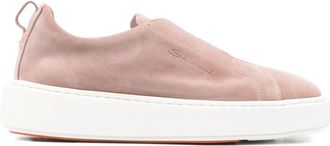 Santoni suede sneakers - Rosa