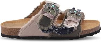 Taji Femme, Chaussures, Multicolore, Taille: 39 EU Buckle Patc Sandal