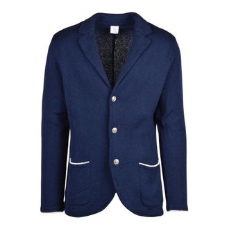 Eleventy Homme, Vestes, Bleu, Taille: M Blazer en maille