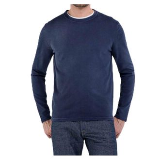 Replay Herren Strickpullover aus Baumwolle, Ultramarine 567 (Blau), L