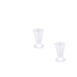 Generic 2 St&uuml;cke Kunststoff Dreieck Messbecher mit Skala Messbecher Geeignet f&uuml;r K&uuml;chenlabor 25 ml Durable Creative SDreh und Modisch Nizza verarbeitet