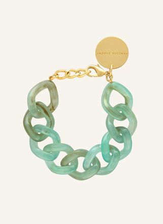 Vanessa Baroni Vanessa Baroni Armband Flat Chain Bracelet Jade By Glambou gruen