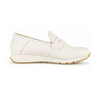 Gabor Weiche Damen-Loafer aus Leder - Beige - - Shoes - Damen - Beige - 38 1/2 EU