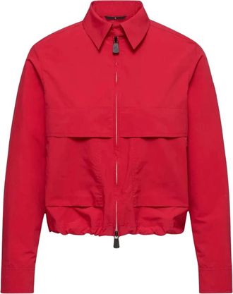 Moncler Femme, Vestes, Rouge, Taille: 36 FR Shirt
