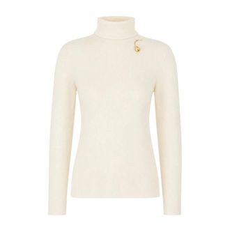 Alberta Ferretti Rippstrick-Rollkragenpullover - - Knitwear - Damen - Wei&szlig; - L