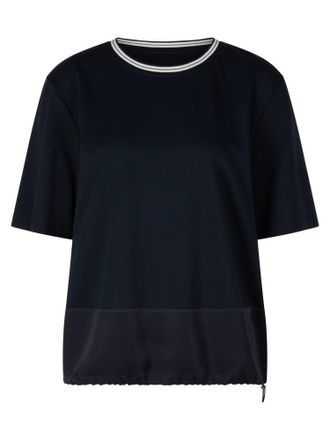 Margittes Rundhals-Shirt Margittes blau