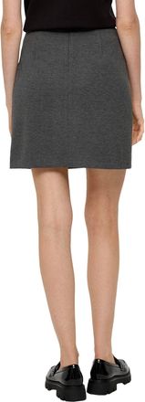 s.Oliver Damen Rock, Grau,44