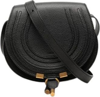 Chlo&eacute; Sac bandouli&egrave;re Marcie doccasion - Femme - Pre-owned - Noir - Taille: ONE Size