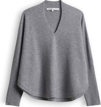someday Strickpullover Taliana aus Wolle Kaschmir Mix &Uuml;berschnittene Schulter mit 3/4-Arm und oversized Fit