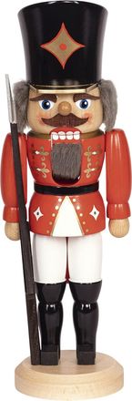 Saico NK21021 Nussknacker, Holz, rot, 29cm