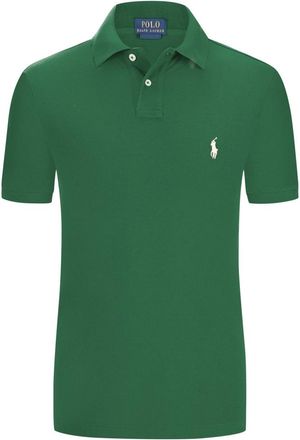 Ralph Lauren Piqu&eacute;-Poloshirt mit Polosreiter-Stickrei, Custom Slim Fit in