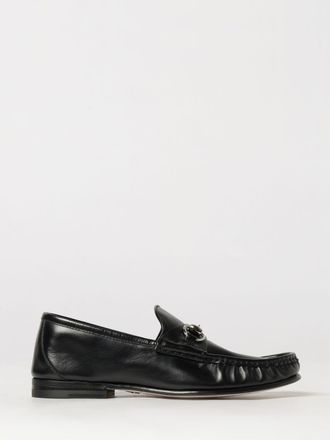 Gucci Mocassins Lugano en cuir lisse avec mors Horsebit dor&eacute;