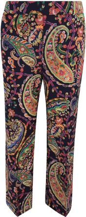 Etro Femme, Pantalons, Multicolore, Taille: 36 FR Pantalon Bootcut &Eacute;vas&eacute; 7/8