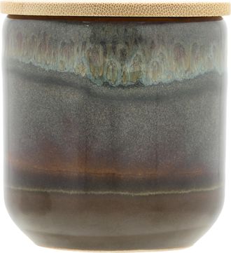 Villa Collection Iris Citrus and Wood Duftkerze Dia 7 x 7,3 cm Braun/Grün