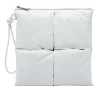 Bottega Veneta Pre-owned Leder Clutch - - Pre-owned - Damen - Wei&szlig; - ONE SIZE