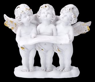 Generic Engel Figur - Singende Putten im Chor Cherub 10 cm - Deko Figur