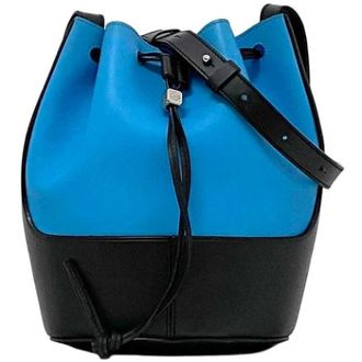 Loewe Pre-owned Leder Schultertasche - - Pre-owned - Damen - Blau - ONE SIZE