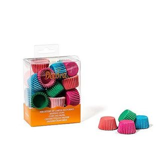 Decora 0339910 Bunte Bon Bon Backförmchen, Bequeme Backförmchen zum Backen, Servieren und Verschenken von Bon Bons, Hitzebeständig bis 220 °C, In praktischer