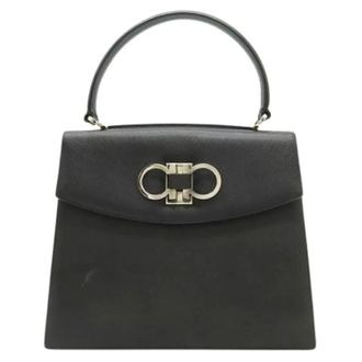 Ferragamo Pre-owned Gancini Handbag - - Pre-owned - Damen - Schwarzk - ONE SIZE