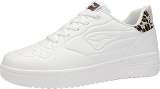 Kangaroos Sneaker KANGAROOS K-TOP SWEENY, Damen, Gr. 37, wei&szlig; (wei&szlig;, leo), Synthetik, Schuhe Sneaker
