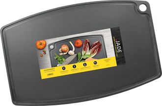 Jade Yoga Schneidebrett Gourmet Professional, Zellulose-Laminat, mit Saftrille, beidseitig verwendbar, spülmaschinenfest, hygienisch, messerschonend, robust, hi