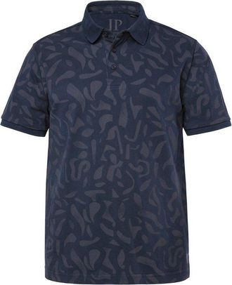 JP1880 Poloshirt Poloshirt Piqu&eacute; Alloverprint Halbarm