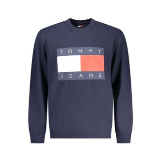 Tommy Hilfiger Homme, Sweatshirts et sweats &agrave; capuche, Bleu, Taille: 2XL Cotton SweaT-shirt