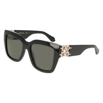 Ferragamo Schmetterlingssonnenbrille - - Accessories - Damen - Schwarzk - 55 MM