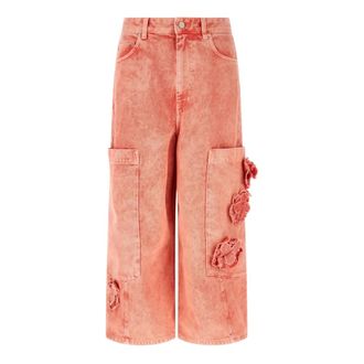 Ganni Damen, Jeans, Rosa, W25 L33Gr&ouml;&szlig;e