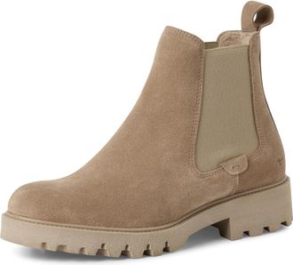 Tamaris Damen Stiefel Leder beige 40