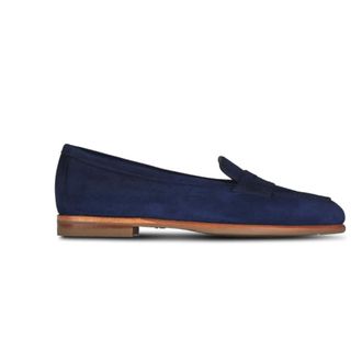 Santoni Kobaltblaue Wildleder-Loafer - - Shoes - Damen - Blau - 36 1/2 EU