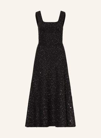 Maje Strickkleid Mit Pailletten Und Glitzergarn schwarz