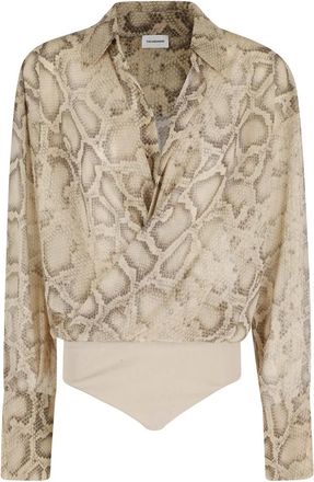 Andamane Femme, Tops, Beige, Taille: 34 FR Paloma Bodysuit