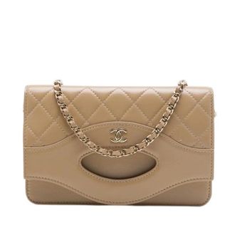Chanel Pre-owned Quilted Crossbody Bag - - Pre-owned - Damen - Beige - ONE SIZE