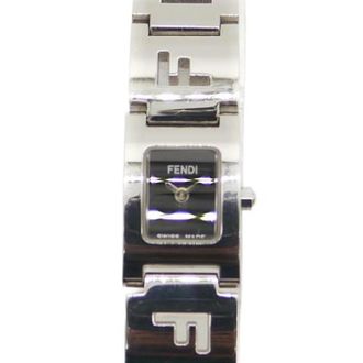 Fendi Pre-owned Vintage Edelstahl Uhr - - Pre-owned - Damen - Schwarzk - ONE SIZE