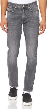 Tommy Hilfiger Herren Tapered Houston PSTR Satar Grey Jeans, 28W / 34L