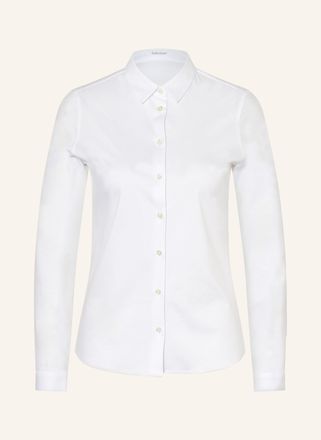 Soluzione - Camiceria Ticino Hemdbluse Aus Jersey weiss