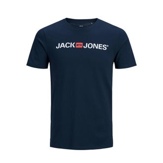 Jack & Jones Jack & Jones T-Shirt Corp Logo 12137126 Dunkelblau Slim Fit