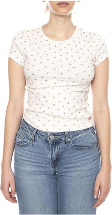 Levi's Femme, Tops, Rose, Taille: 36 FR Dry Goods Tee