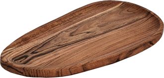 Eglo LIVING Dekoschale Forleyet, Schale zum Dekorieren, Dekoteller organisch geformt, Tablett aus Holz in Natur, Holzteller 32 x 17 cm