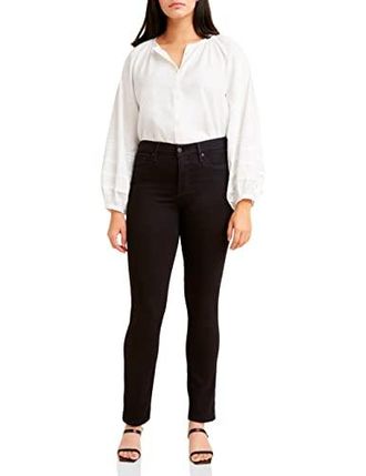 Levi's 312 Shaping Slim Jeans Femme, Black And Black, 25W / 30L