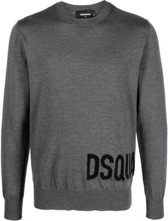 Dsquared2 Rundhalspullover - Grau