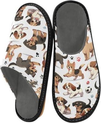 HMZXZ Chaussons mignons pour homme et femme - Chaussons dint&eacute;rieur - Pour la maison, la chambre &agrave; coucher, les voyages, multicolore, 37.5/38 EU