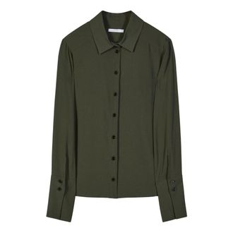 Patrizia Pepe Chemises - Femme - Blouses et Chemises - Vert - Taille: 38 FR