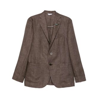Boglioli Homme, Vestes, Brun, Taille: 3XL Blazer &agrave; carreaux