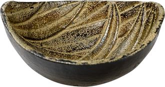 NKlaus Räucherschale? 13cm Aluminium braun Weihrauchschale Weihrauch Räucherwerk Deko 10955