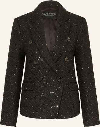 Mos Mosh Mos Mosh Bouclé-Blazer Mmbelize Mit Pailletten schwarz