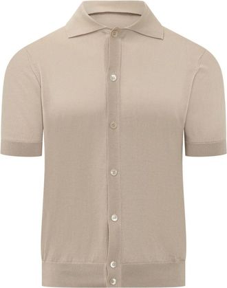 FILIPPO DE LAURENTIIS Homme, Pulls, Beige, Taille: XL Camicia MC