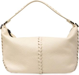 Bottega Veneta sac à main Cervo (2012-2025) - Blanc
